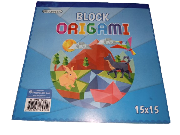 Block Origami 15x15 Pappyer