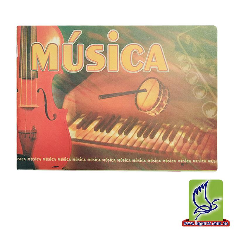 Cuaderno Música Pentagramado